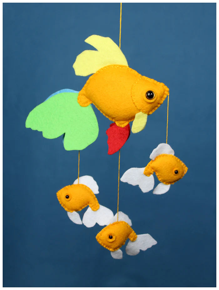 DIY School of Goldfish Hand Stitching Felt Kit — Northern Watters ...
