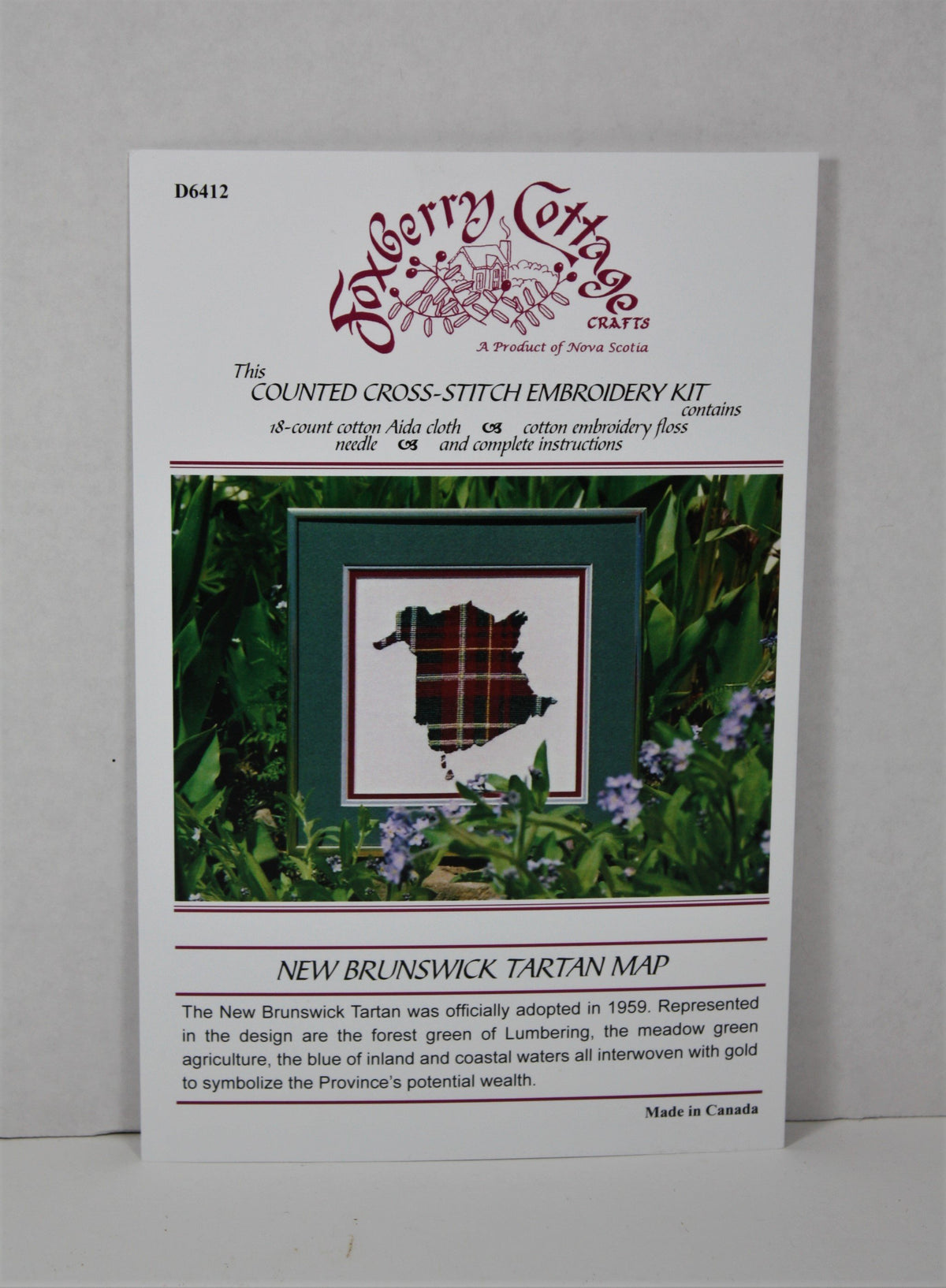Foxberry Cottages New Brunswick Tartan Map — Northern Watters Knitwear ...