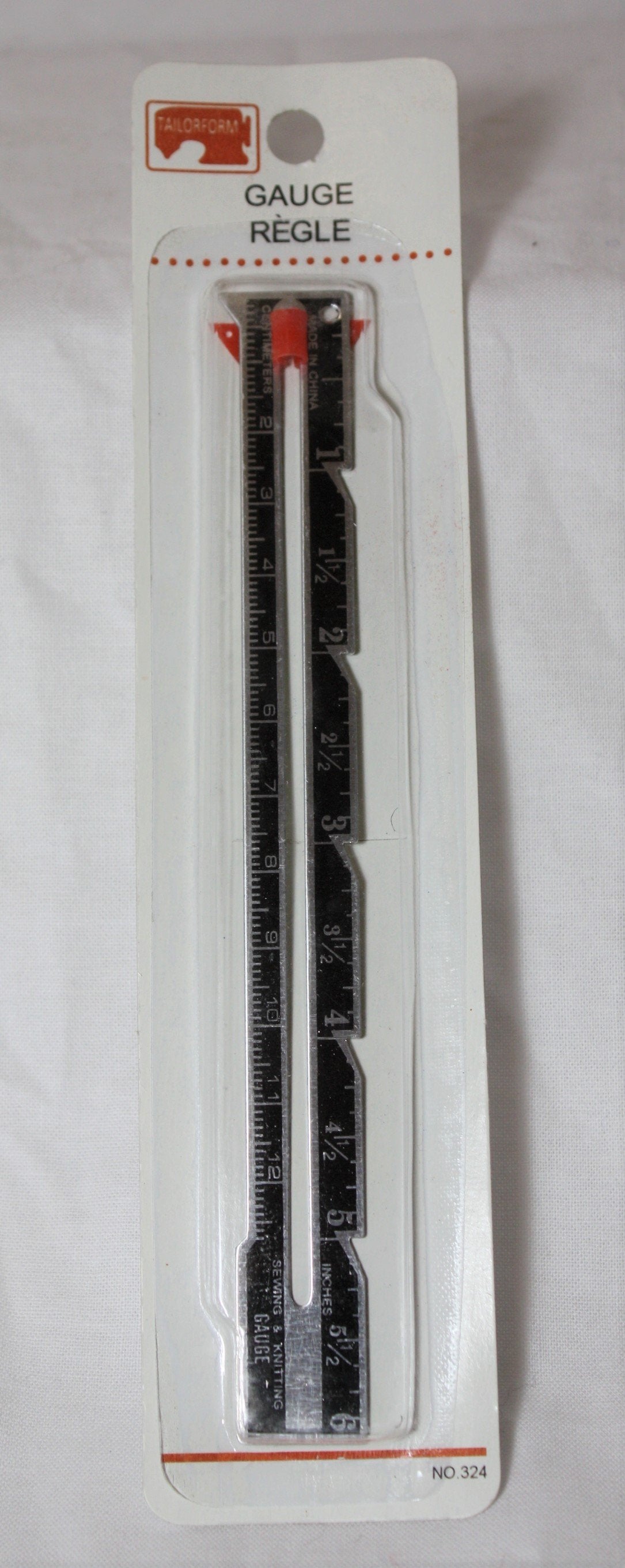 Tailorform Knitting Stitch Gauge — Northern Watters Knitwear & Tartan Shop